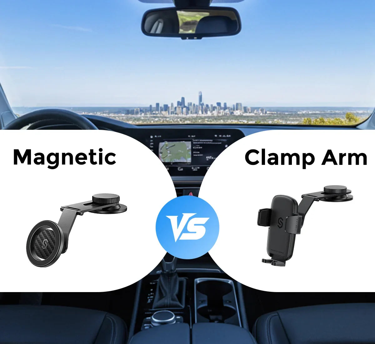 Magnetic vs. Clamp-arm Car Mount Ultimate Comparison