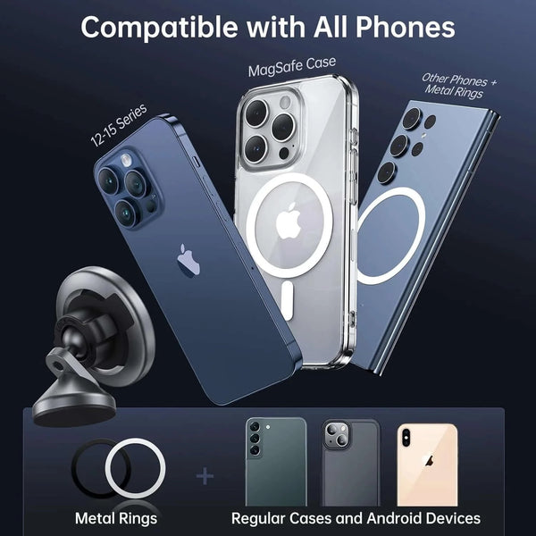 MagSafe Car Mount - Strong Magnetic Hold, Easy Install - Syncwire