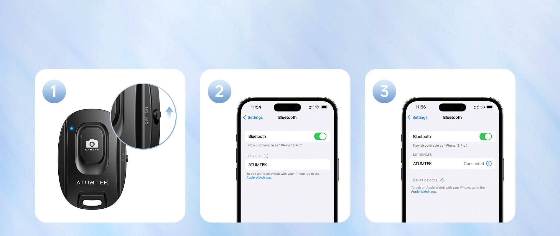 Bluetooth Selfie Remote Control - Capture Photos & Videos Easily